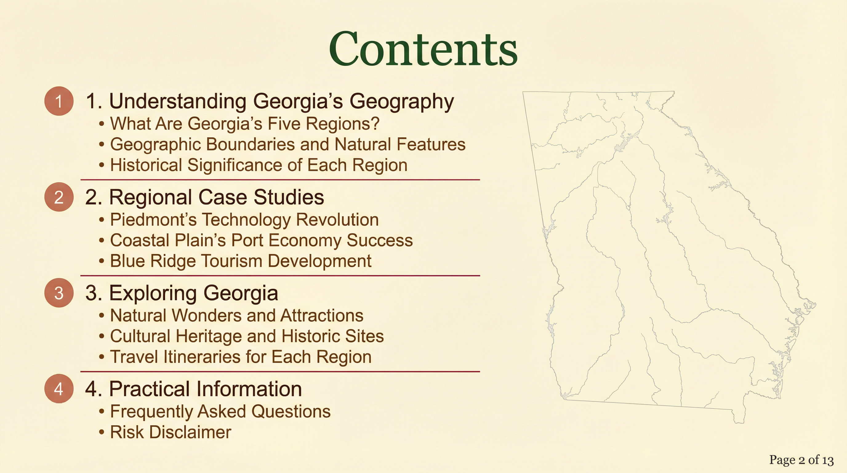 What Are The 5 Geographic Regions Of Georgia