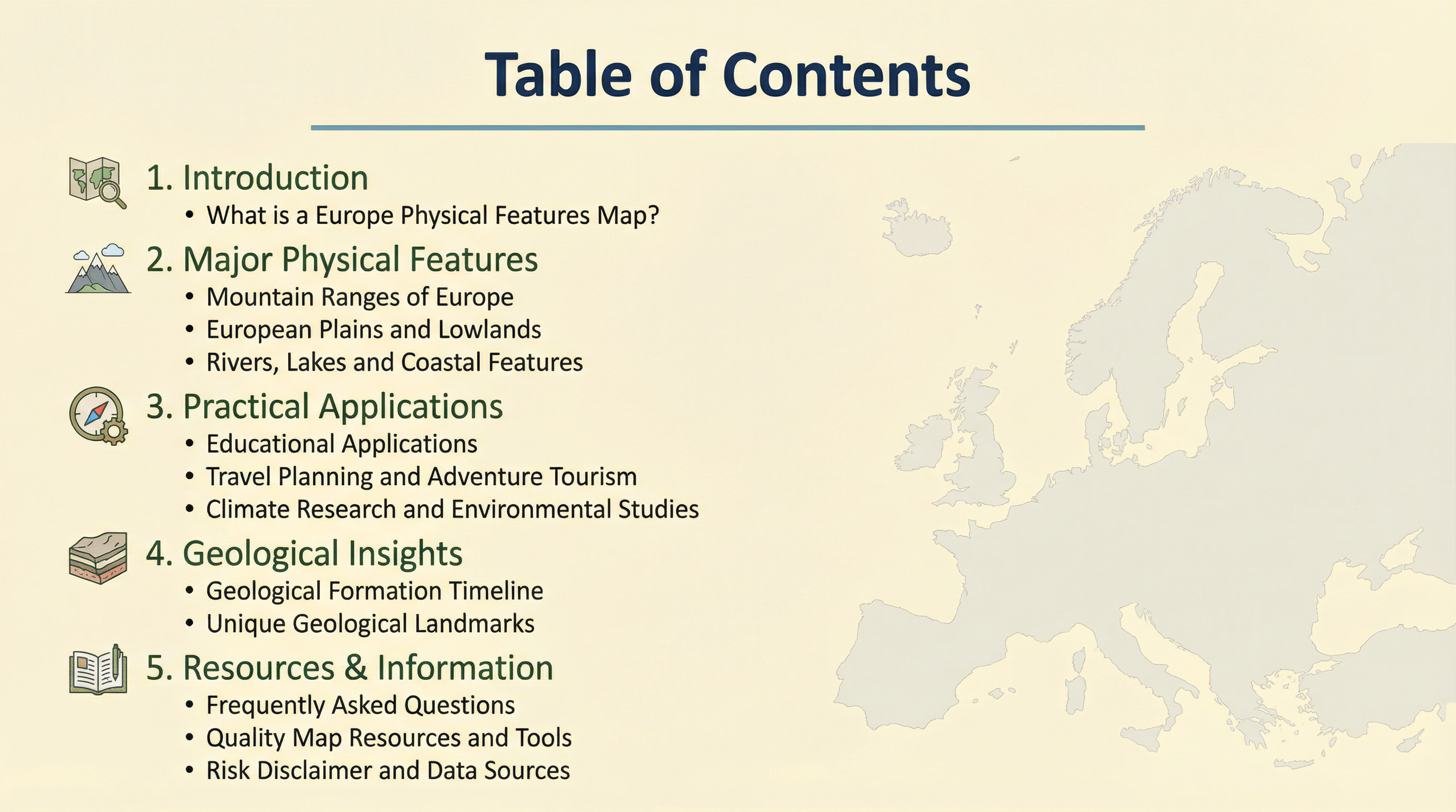 European Physical Features Quiz