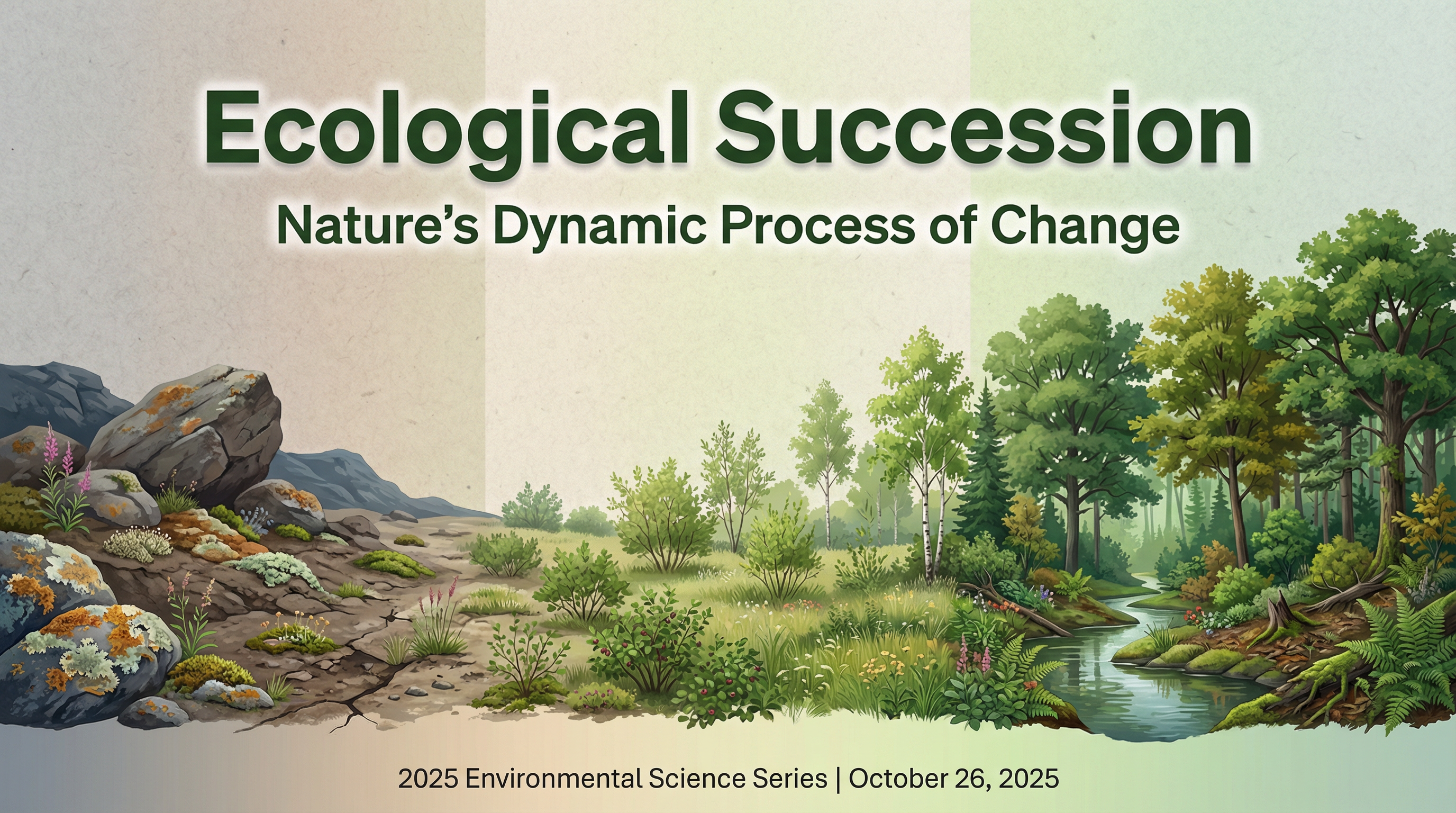 Ecological Succession In Ecosystem