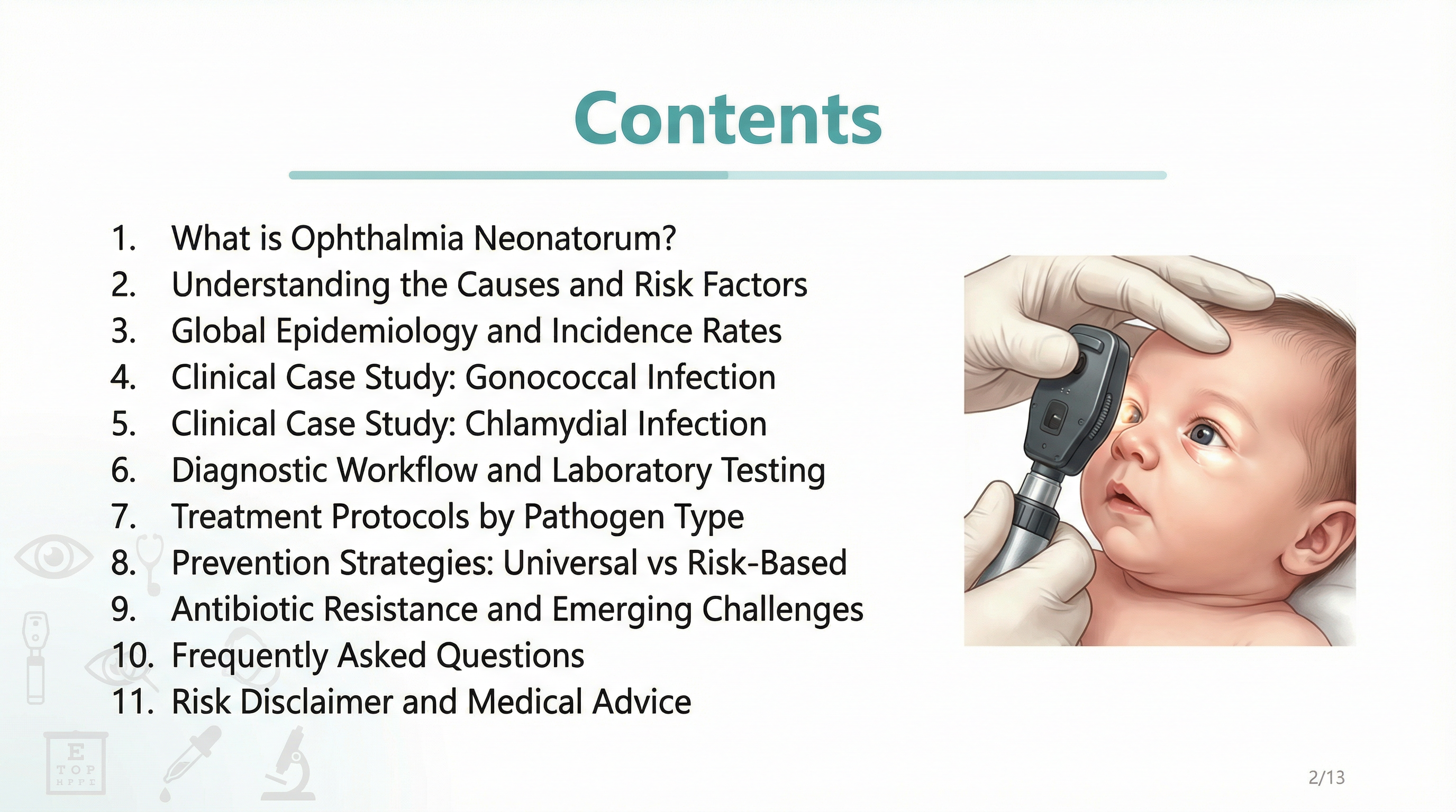 Neonatal Chlamydial Conjunctivitis Treatment