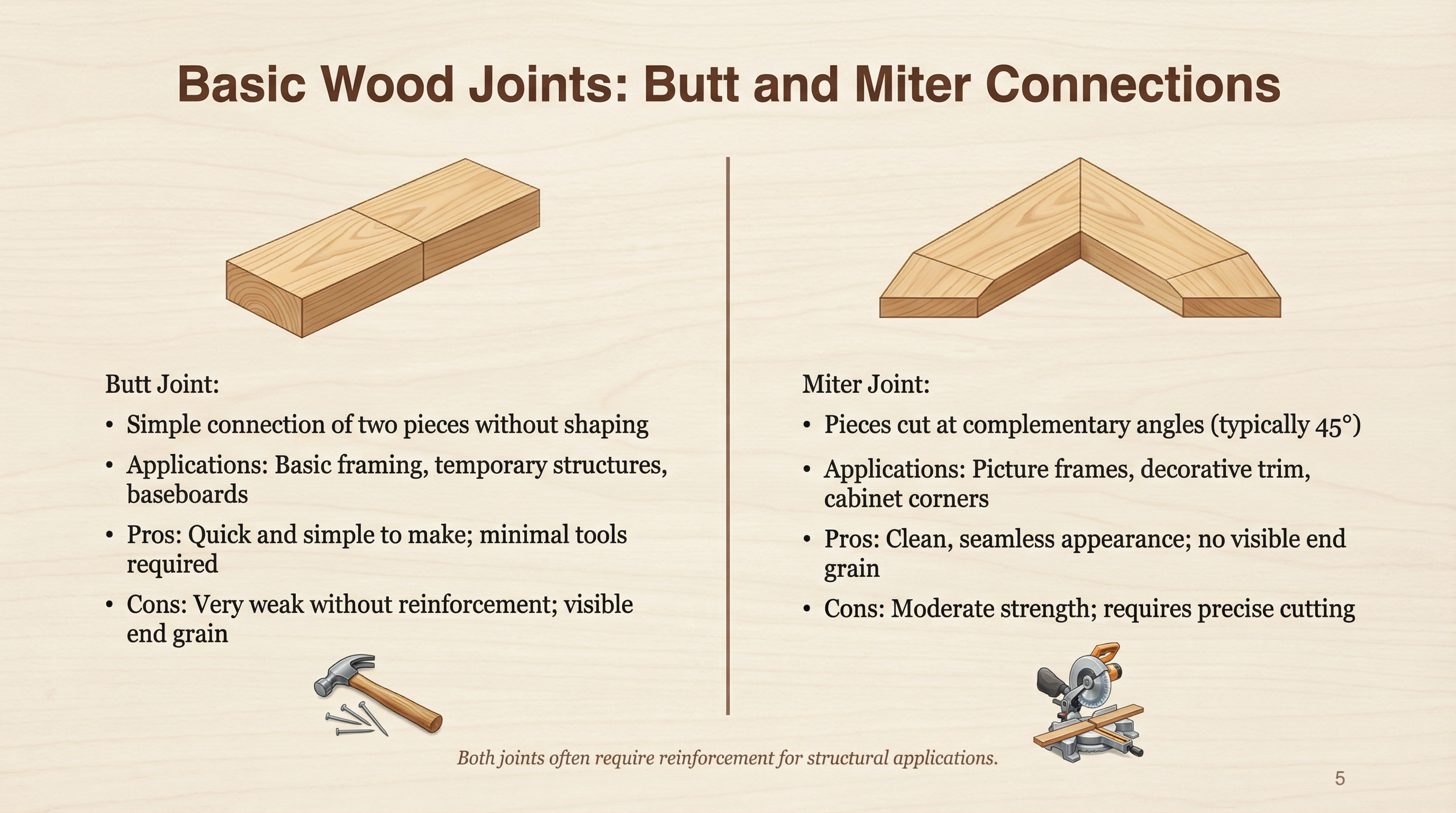 What Are The Common Wood Joints